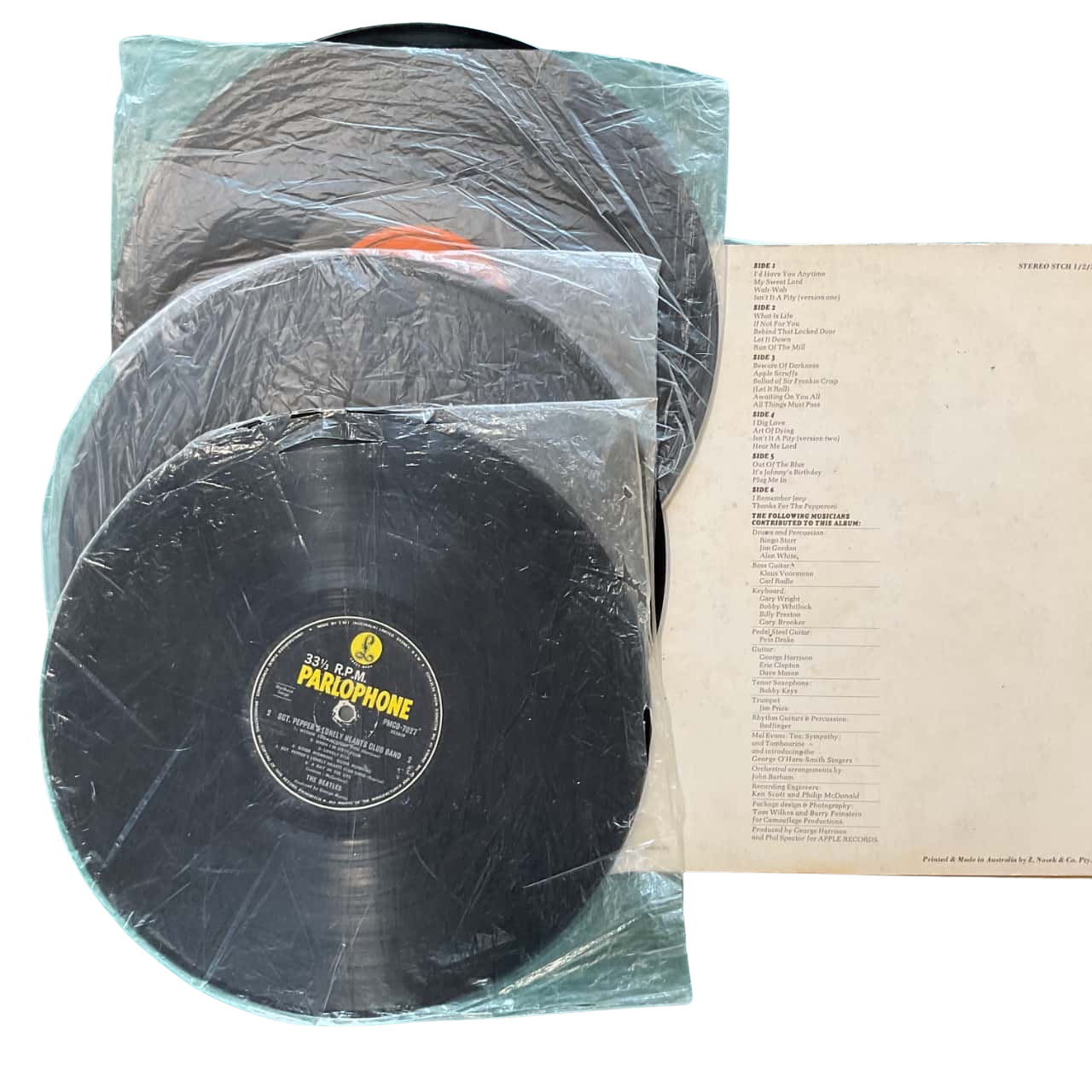 The Beatles/George Harrison Vintage Vinyl LPs Collection