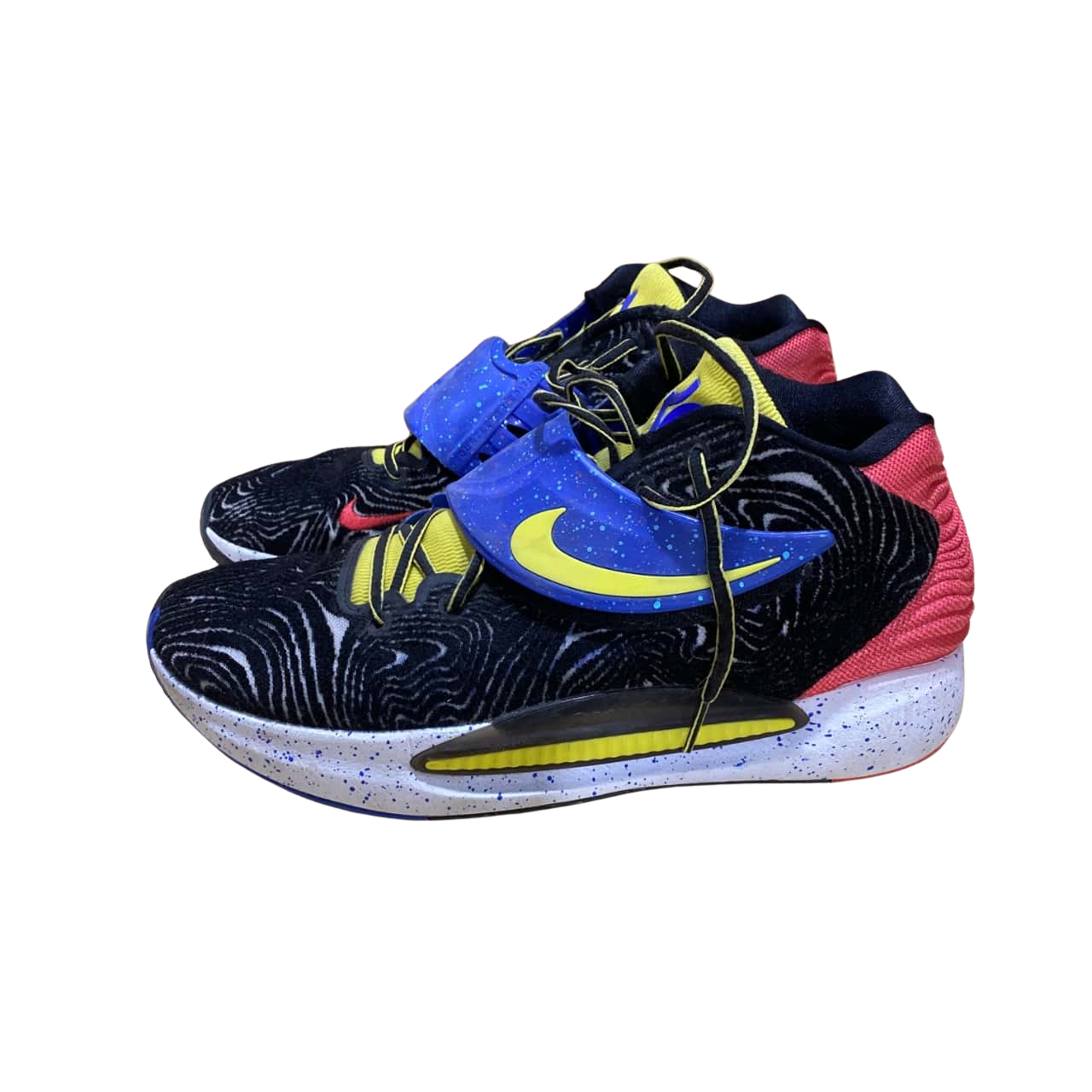 Nike Mens Zoom KD Basketball Pop Art 2021 Size 13 Black / Blue / Red ...