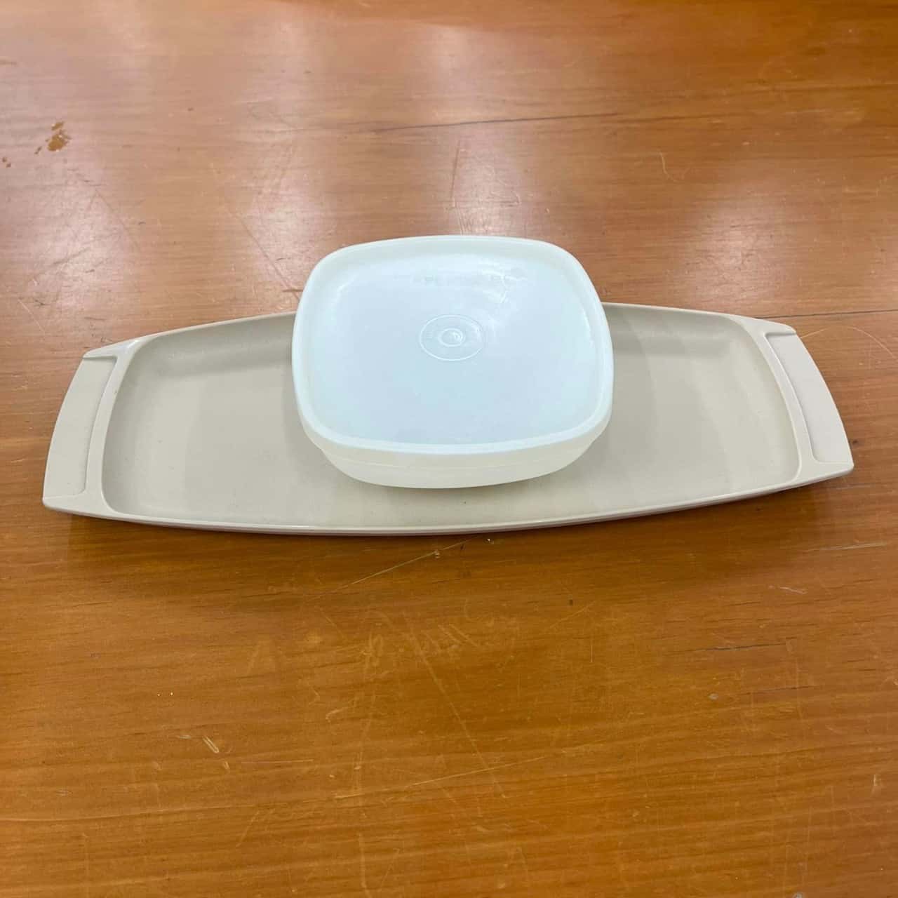 Retro Tupperware Chip n Dip Set