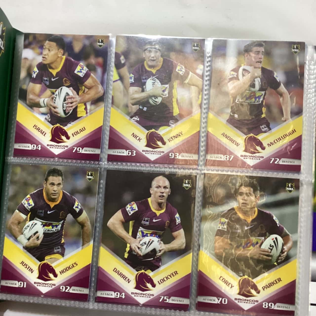 Official 2010 NRL Collector Cards