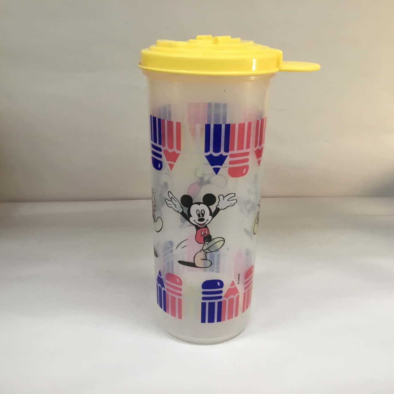Vintage Mickey Mouse Tupperware Plastic Cup