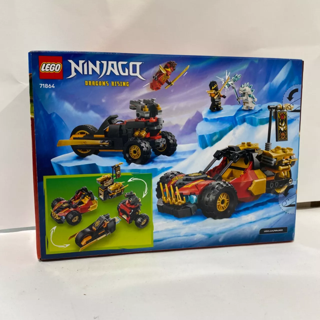 LEGO NINJAGO Kai and Cole’s Combiner Vehicles - In Package - Used Very ...