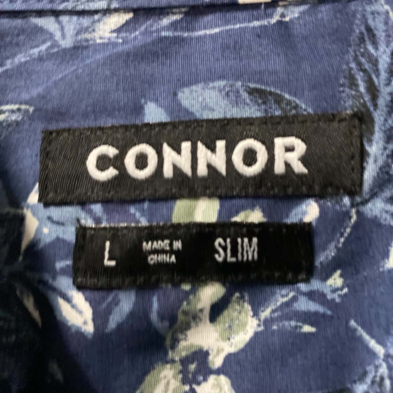 Connor Mens Shirt Size L Long Sleeve Blue (s)