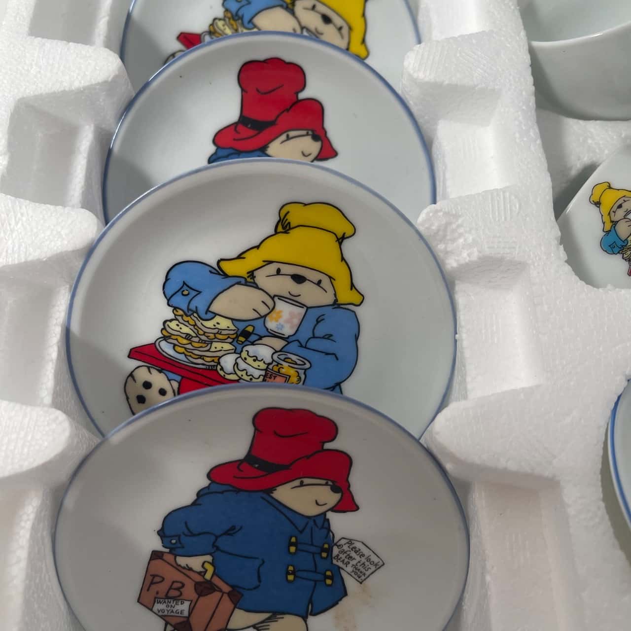 padington bear tea set in box (s)