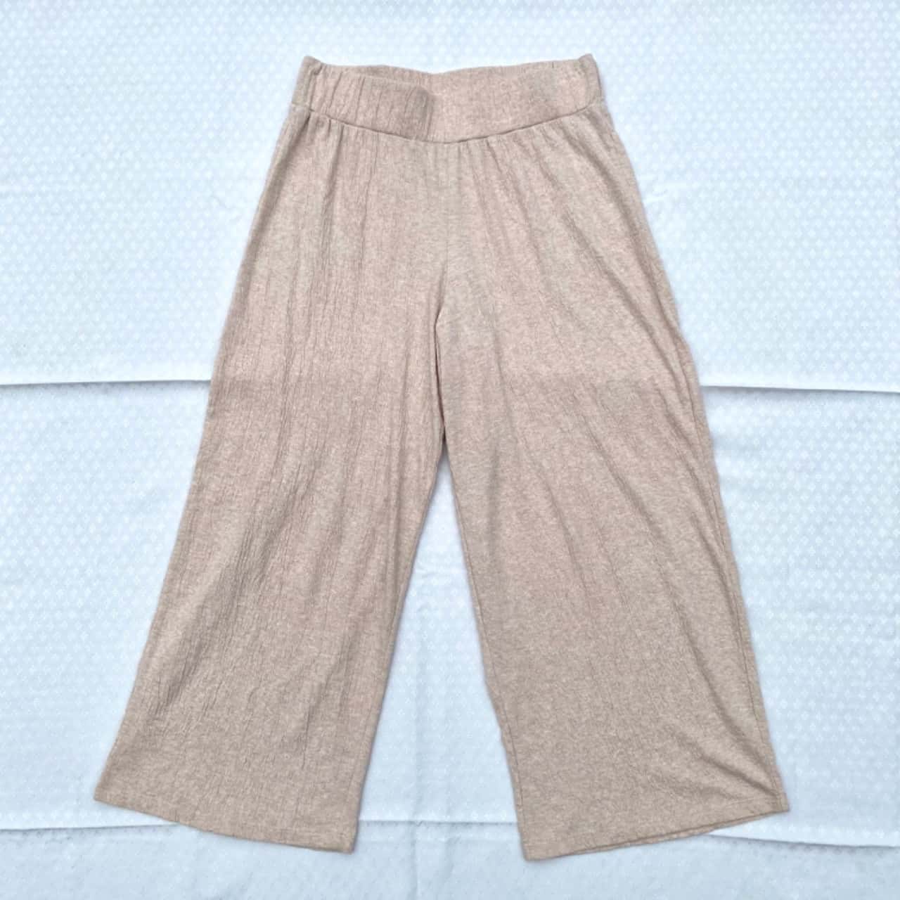 Seed Heritage Beige Wide Leg Lounge Pants Size XS(s)
