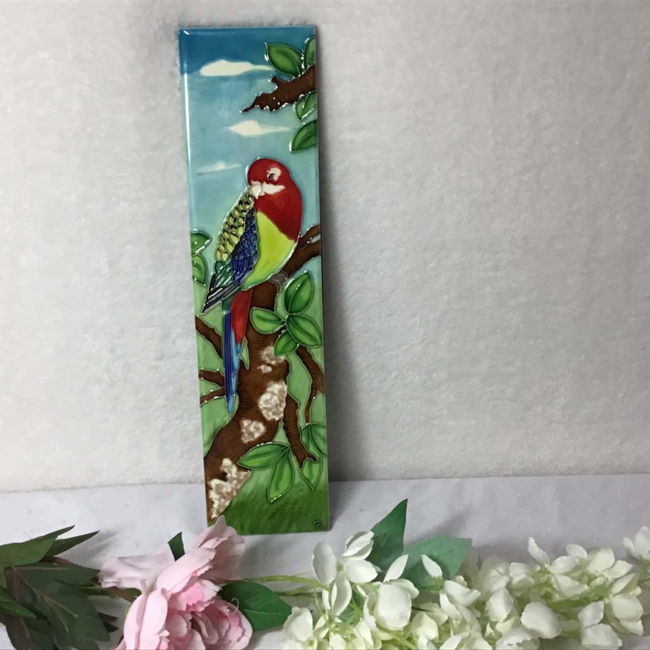 Decorative Rectangular Bird Wall Tile (s)