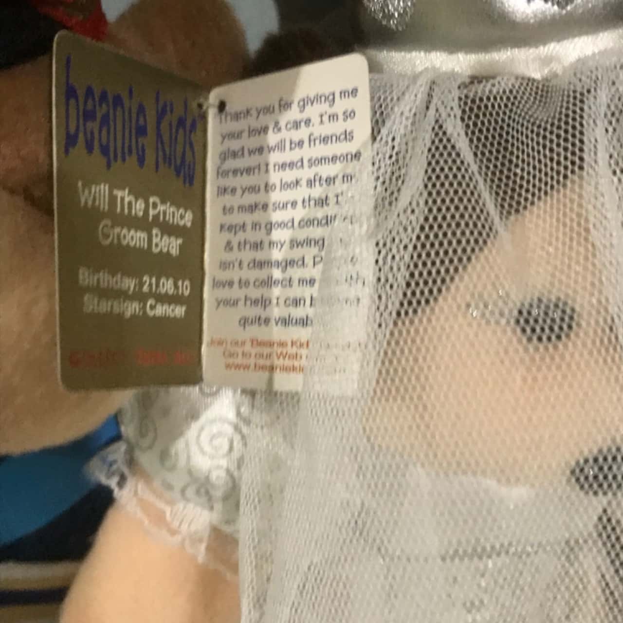 BNIB Beanie Kids The Royal Couple Will & Kate Plush Limited Edition ...