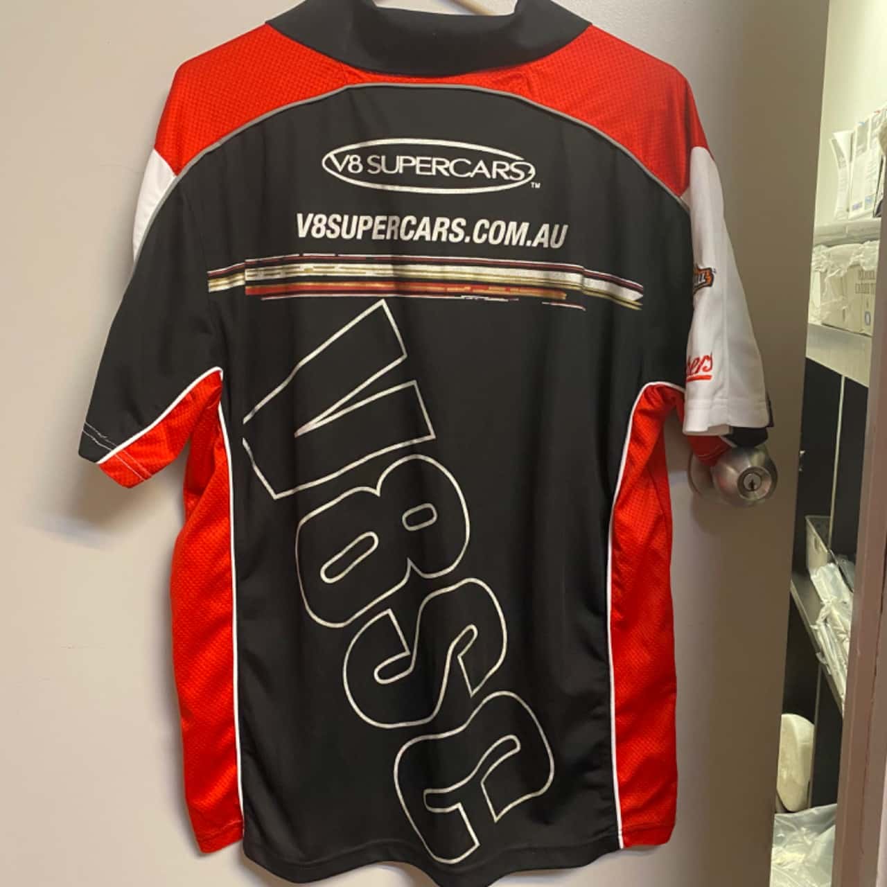 Mens Polo Shirt V8 Supercars SizeXL