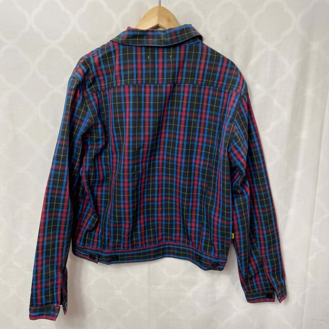 Vintage MLDemin Checked denim jacket L(s)