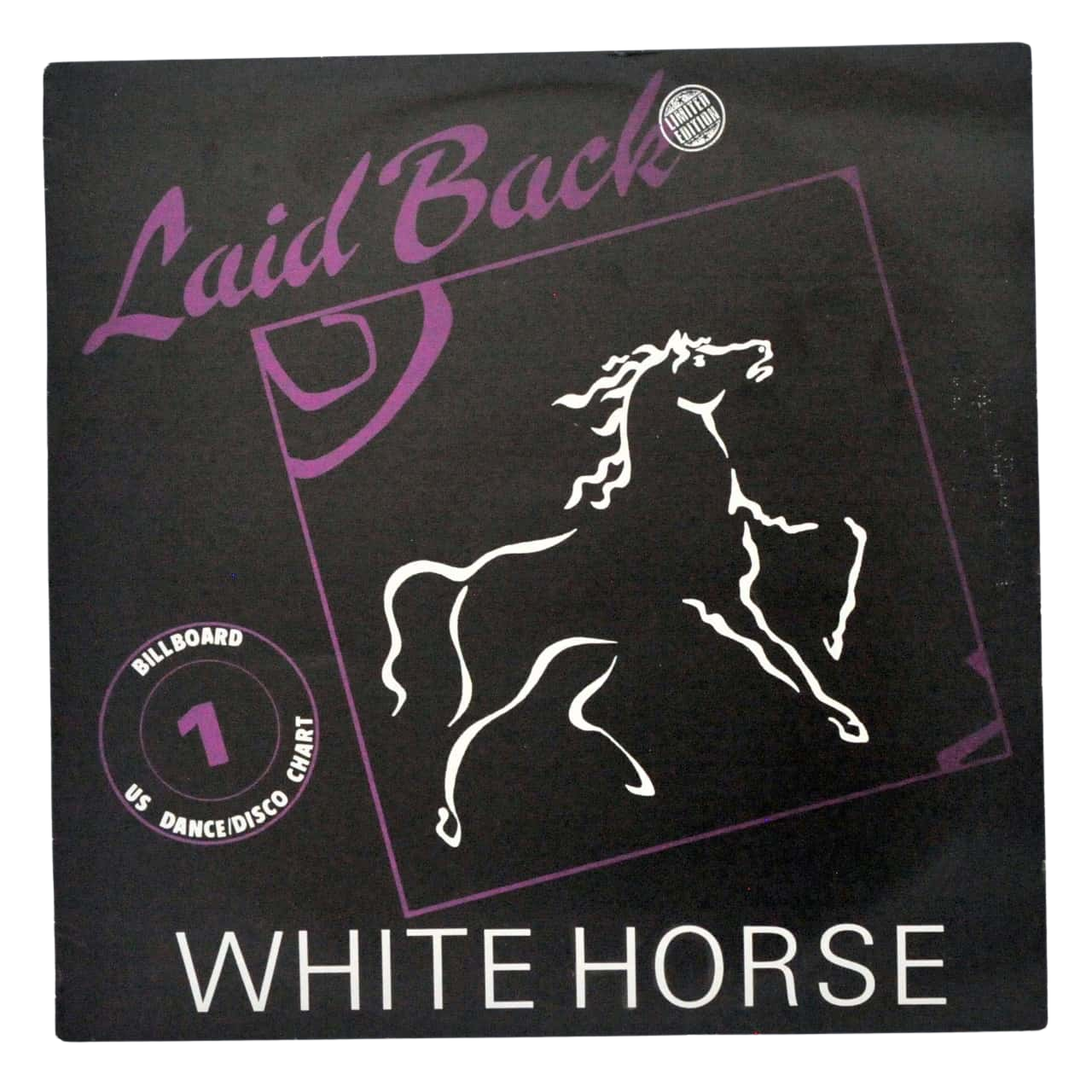 12' Vinyl Single Laid Back 'White Horse' Released 1983 Limited Edition Pressing Electro Disco(s)
