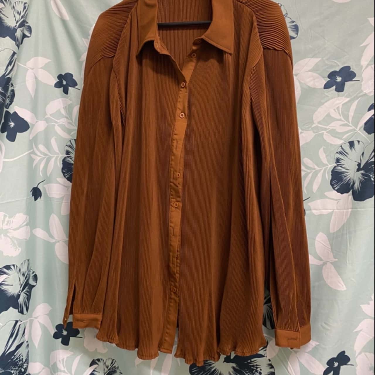 Pretty Little Thing Womens Size 18 Long Sleeve Brown (s)