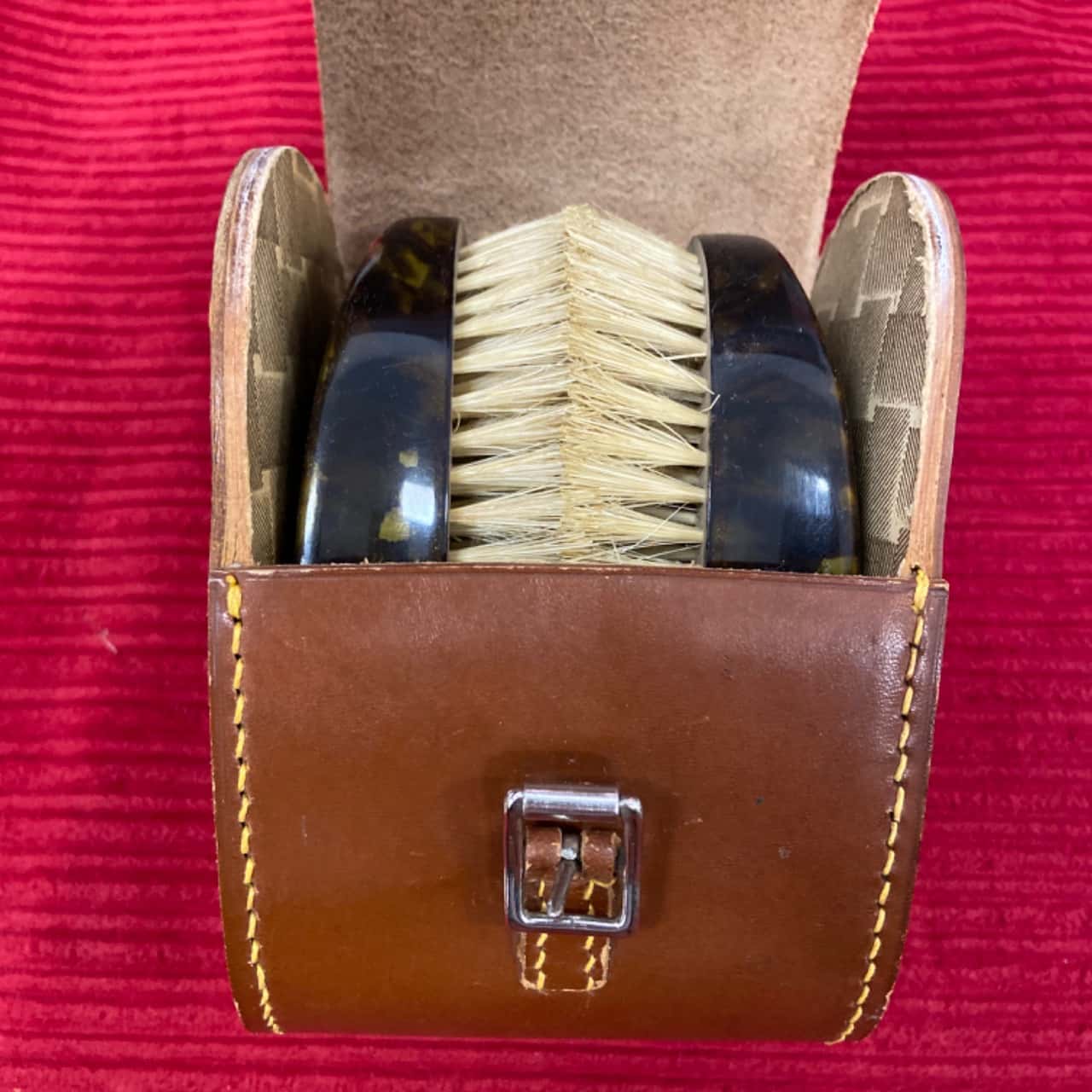 Antique 1930's Faux Tortoise Shell Brushes 2 x (s)