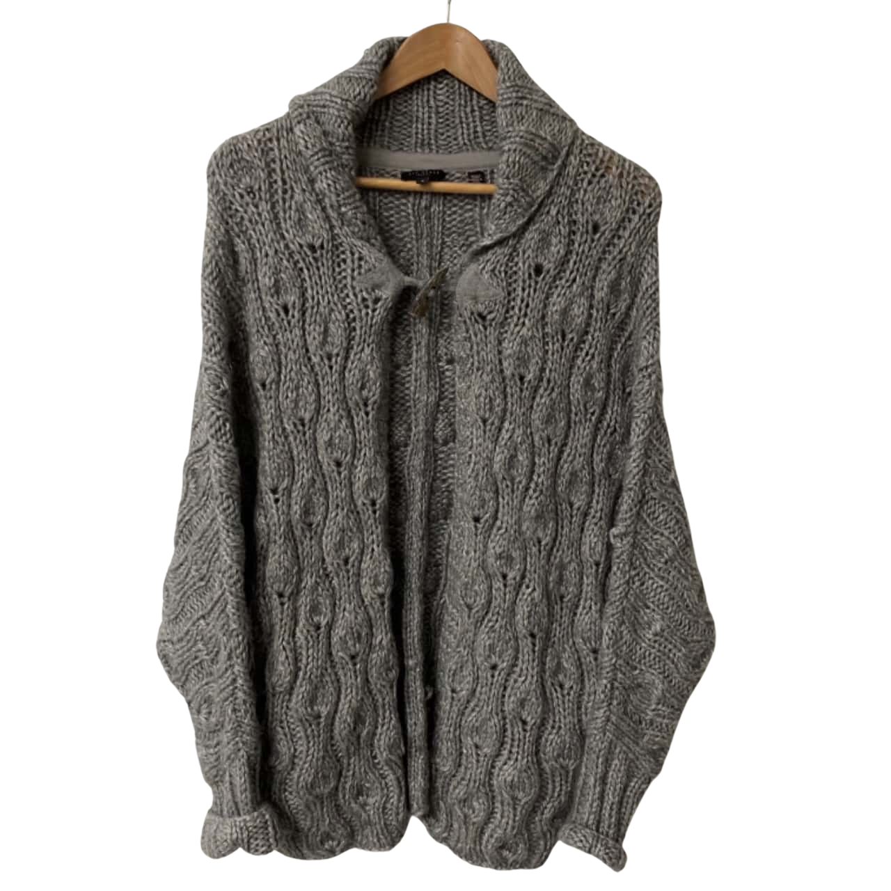 Ted Baker Womens Size 10 Knit Cardigans Grey (s)