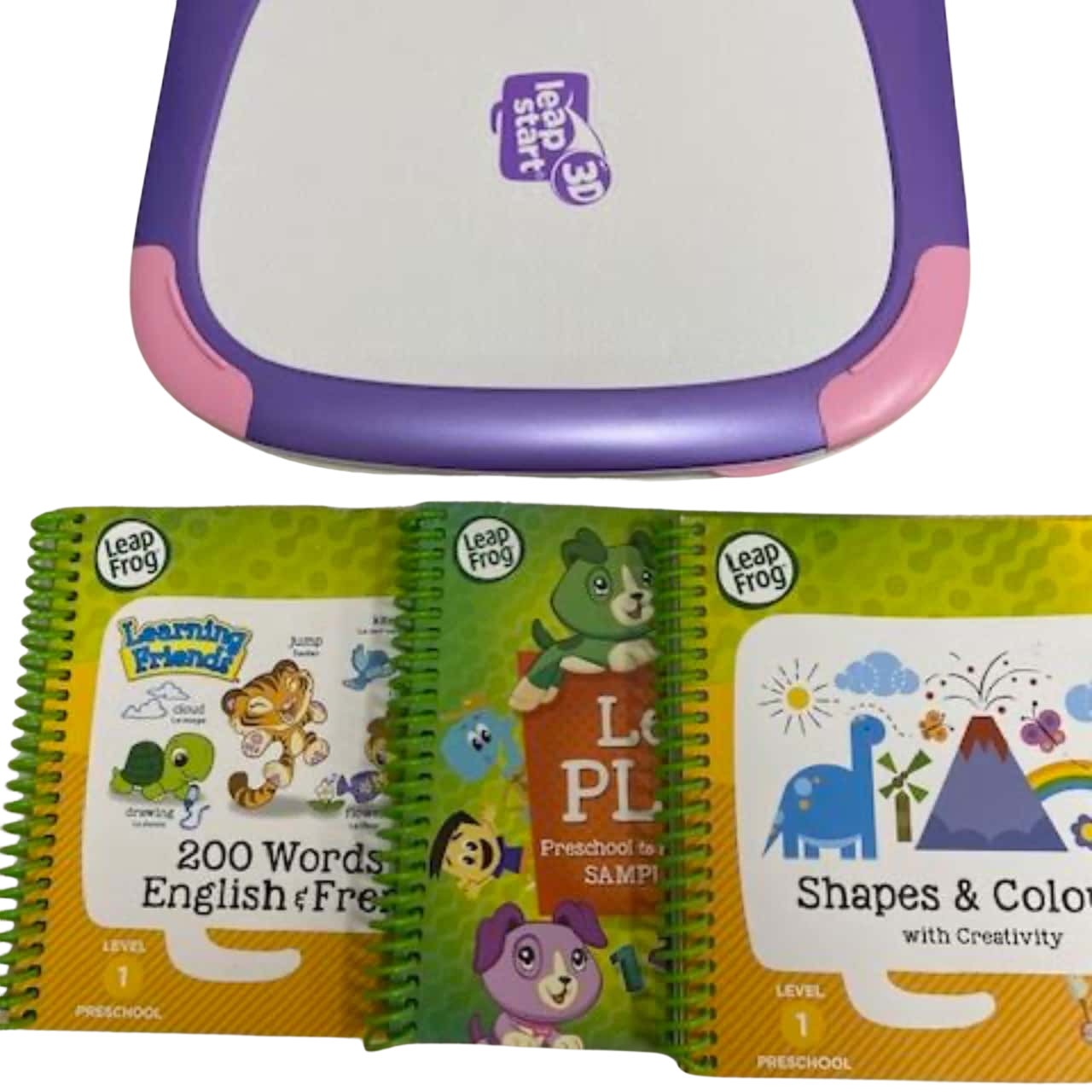 Leap Frog Learning Friends Console & 3 books(s)