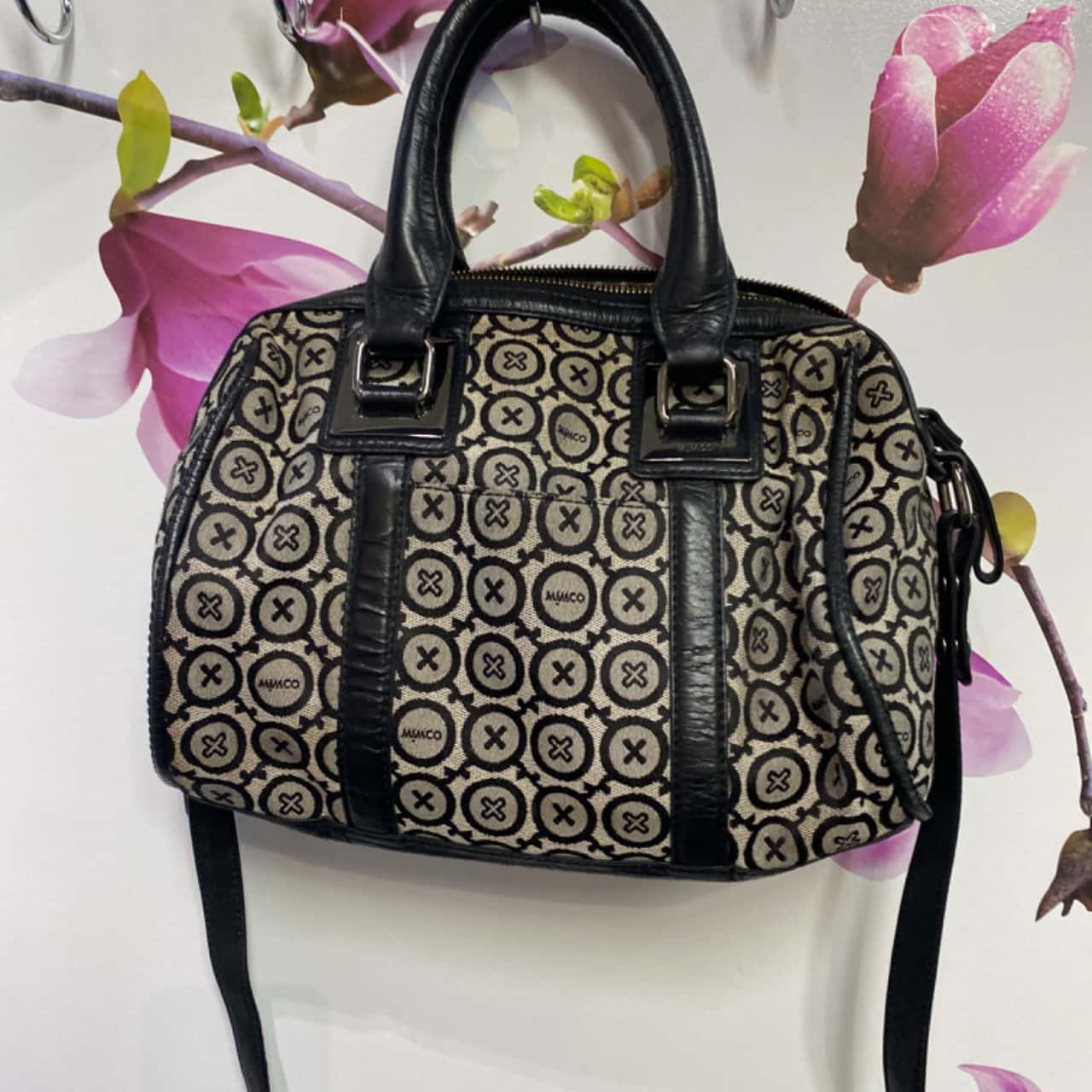 handbag cream/black(s)
