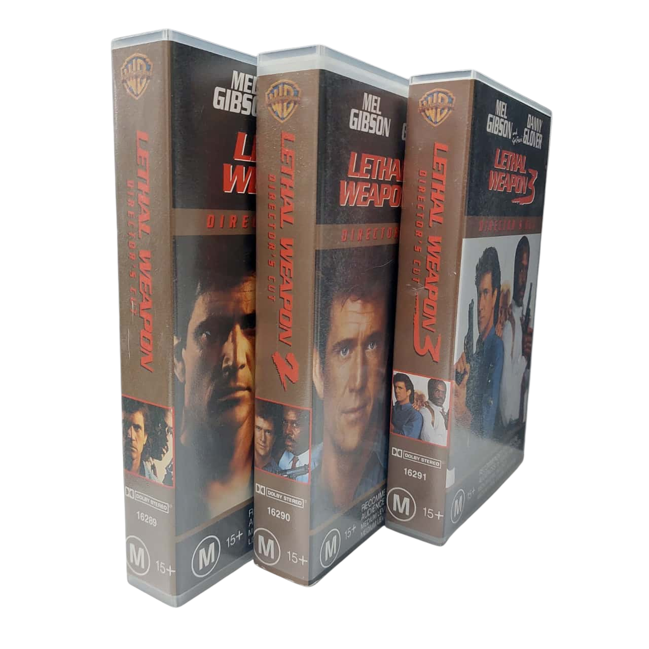 Lethal Weapon 1, 2 & 3 Directors Cut VHS Collection