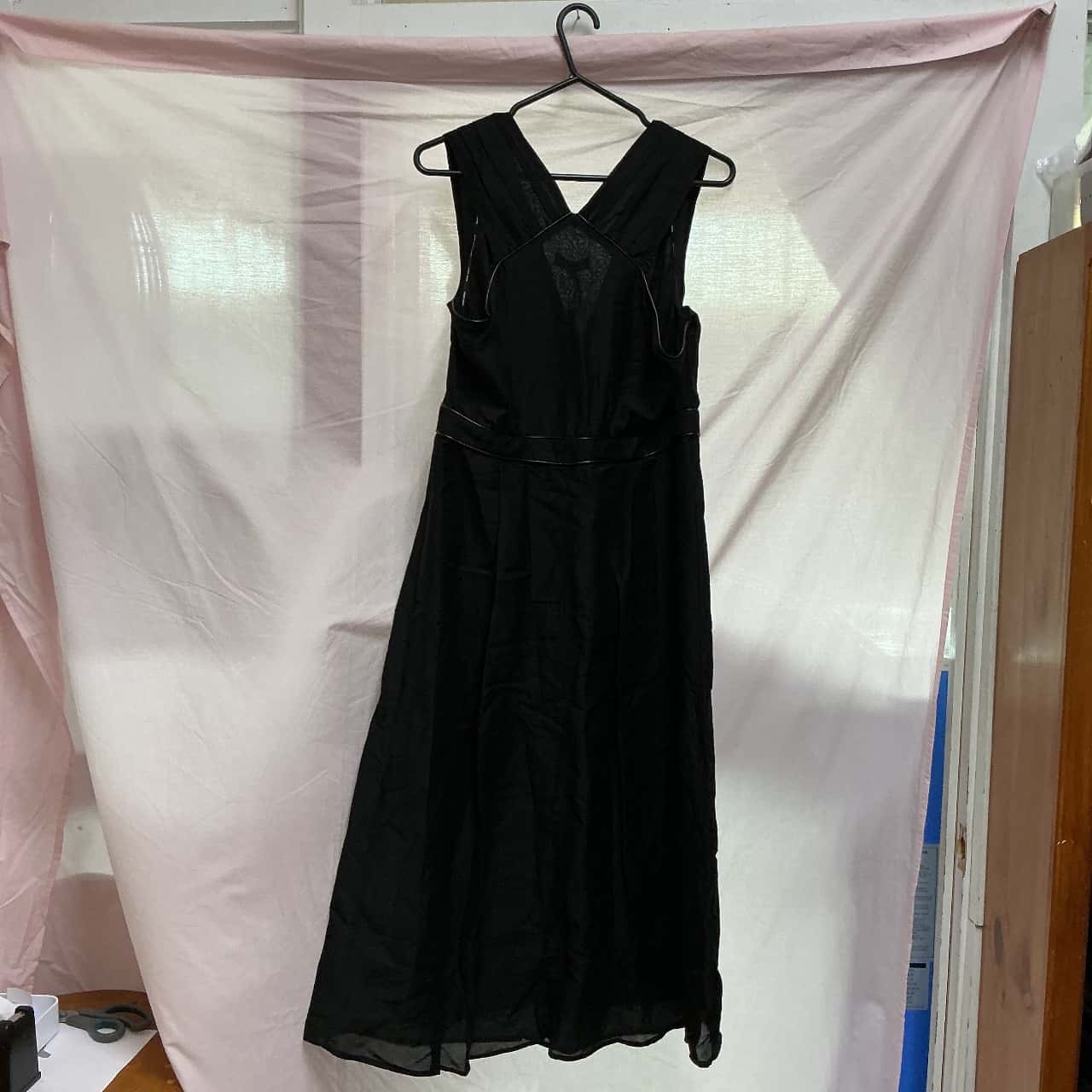 Wayne Cooper Womens Size 16 Maxi Dress Black