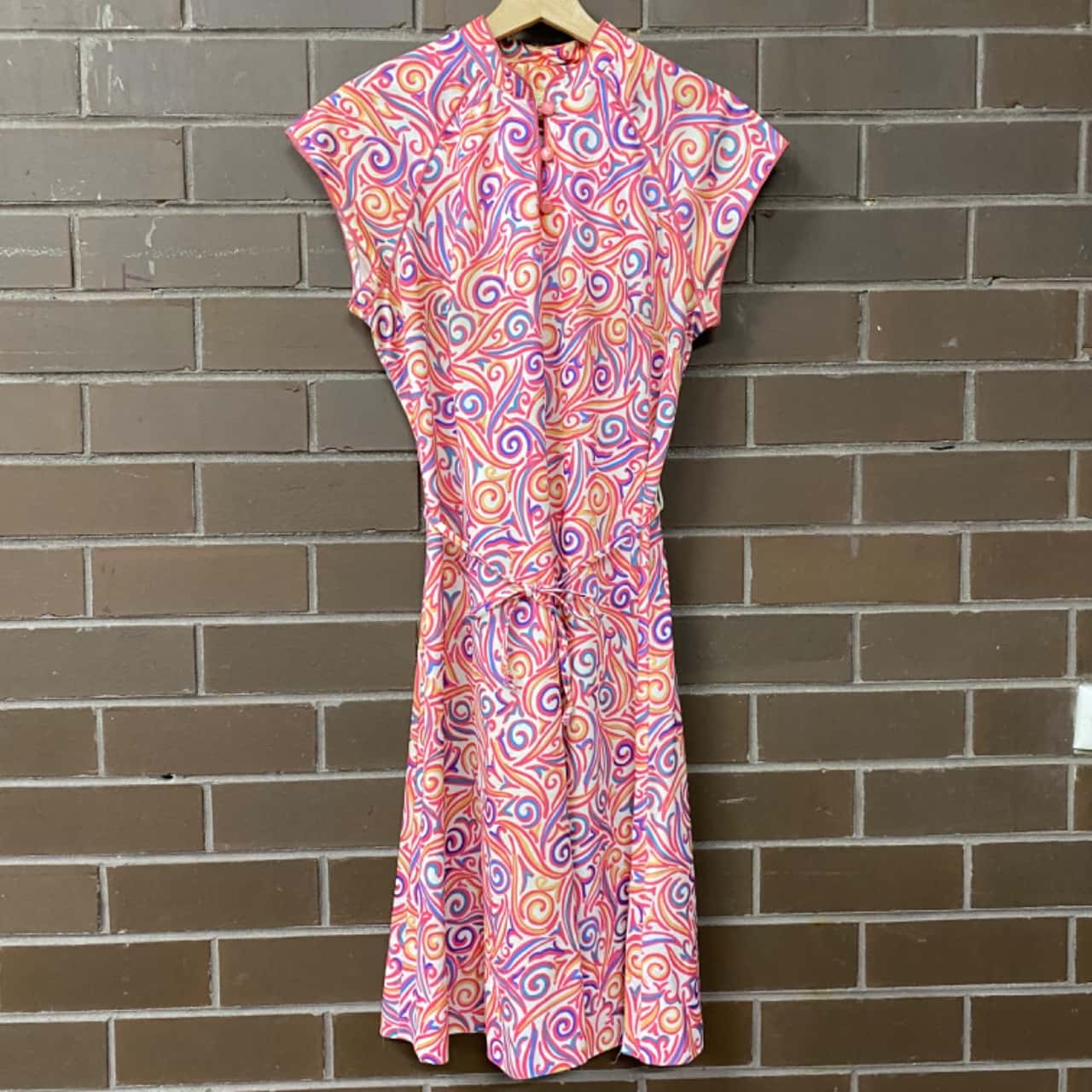 Vintage David Keys Womens Multicoloured Swirl Pattern Dress(s)