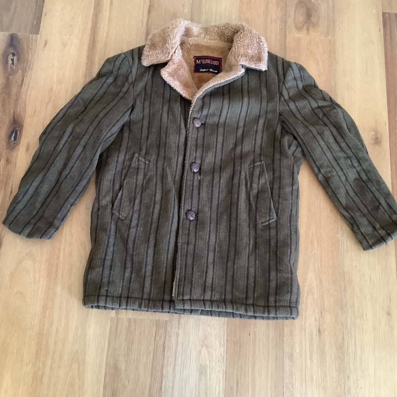 Vintage McGregor of America Wool and Sherpa Jacket. (s)