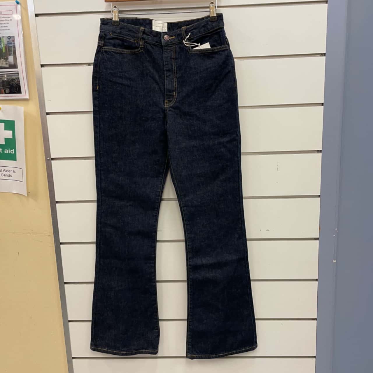 Saba Size 12 / 30 Bootcut Jeans in Navy Blue RRP $199.00(s)