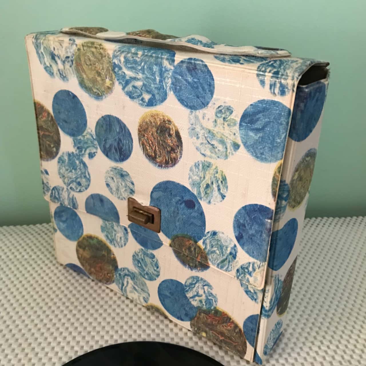 Vintage 7” Vinyl Record Carry Case 60s-70s Holds approx 20 Singles(s)