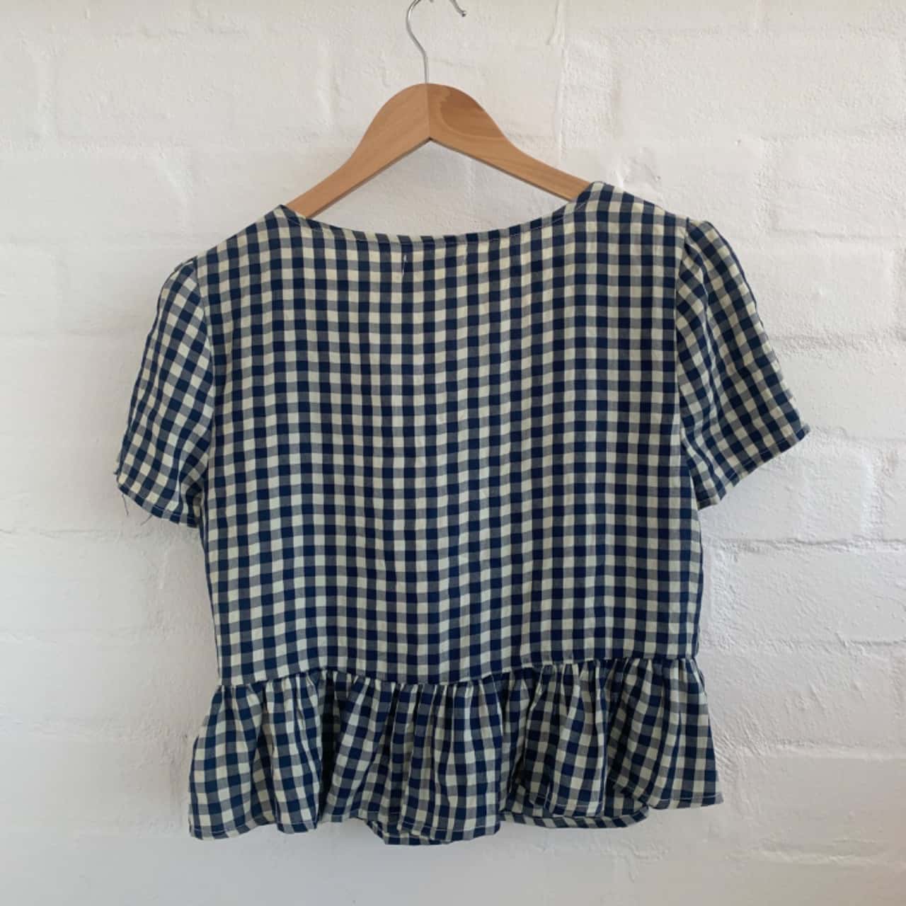 8 Birdies Large Gingham Wrap Top(s)