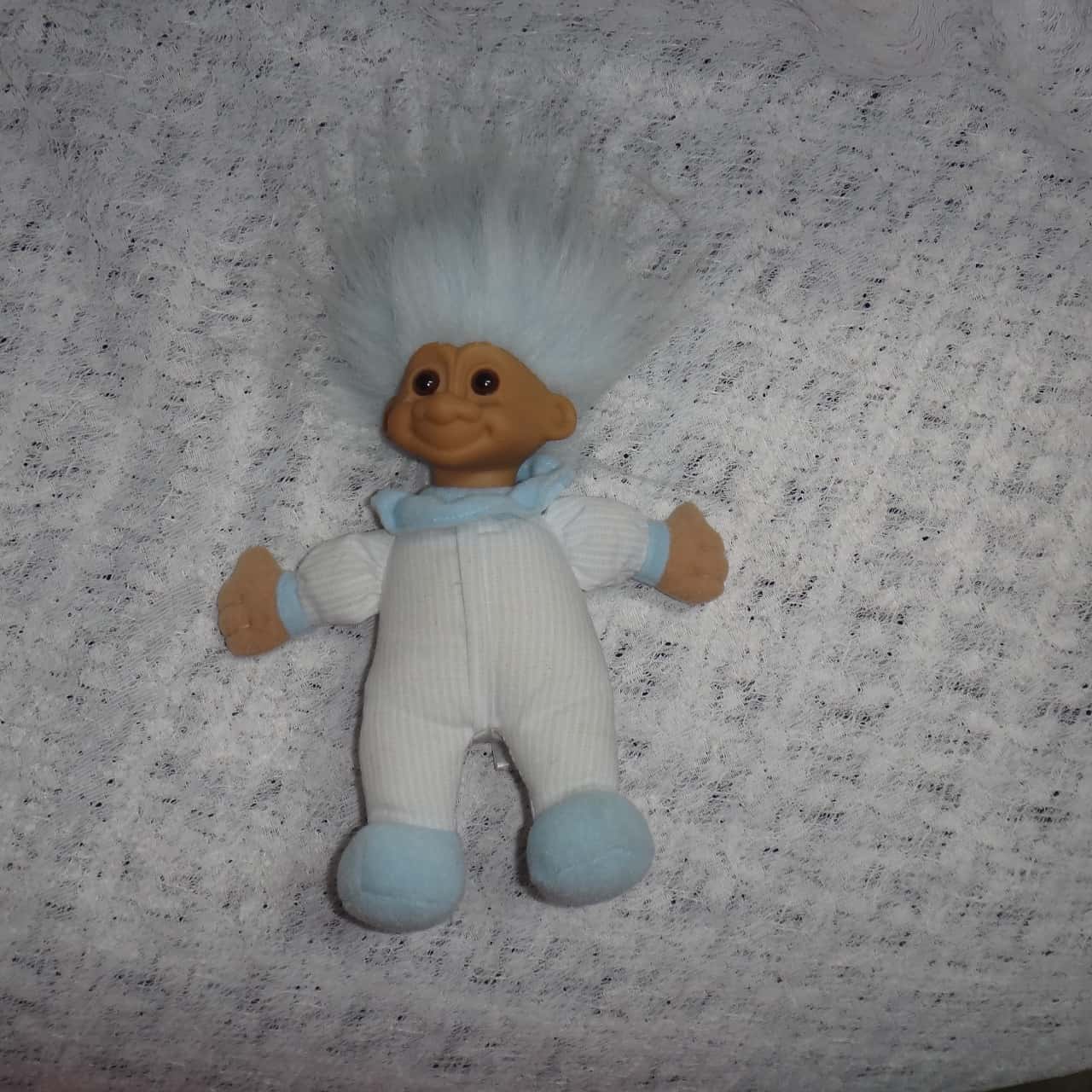 Russ Troll Doll - Bunny Troll (Easter) - Pale Blue