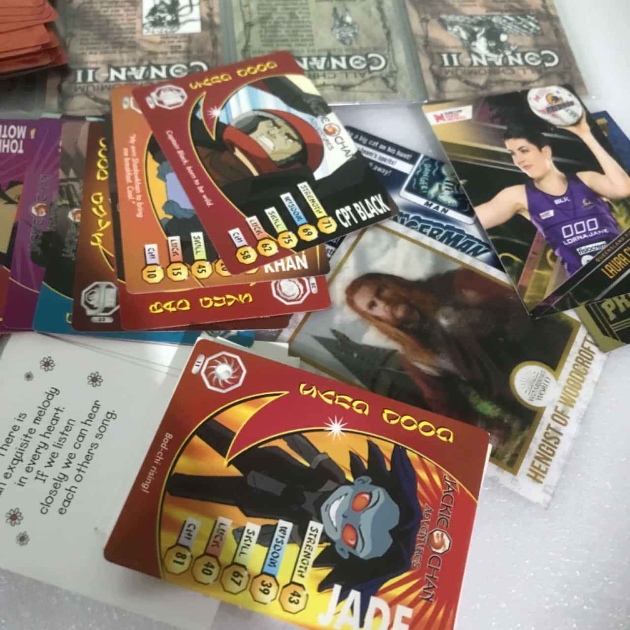 Card Collectors Bundle Casper, Conan,Bakugan, Pokemon, Mortal Kombat ...