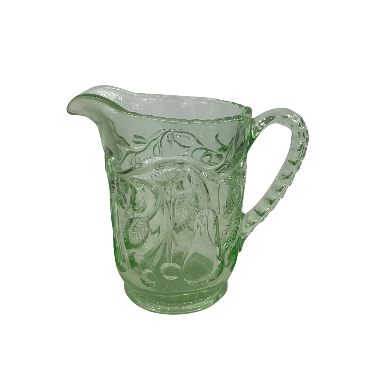 Vintage Uranium Glass Pitcher Jug (s)