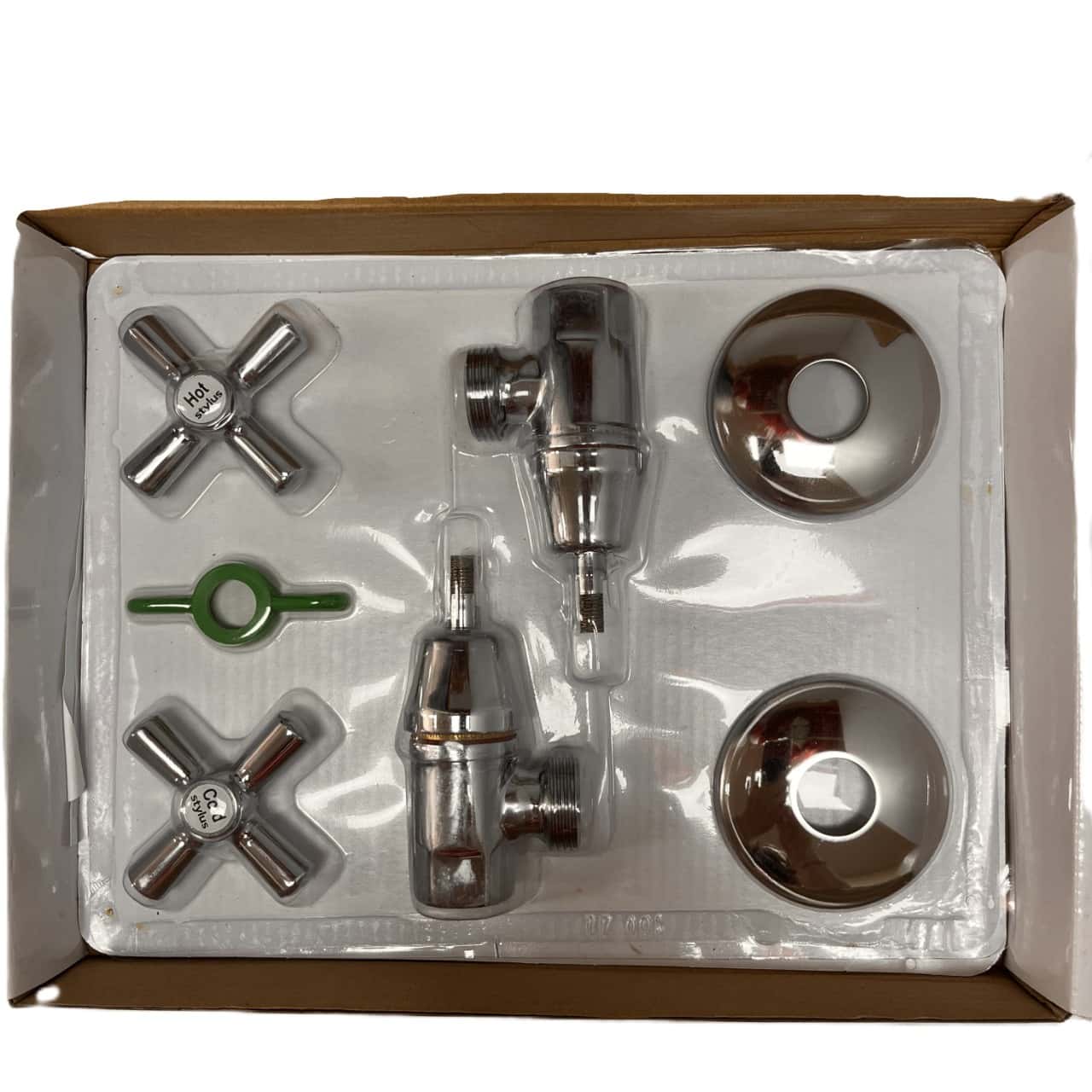 Stylus Tapware Cadet Washing Machine Set, Chrome