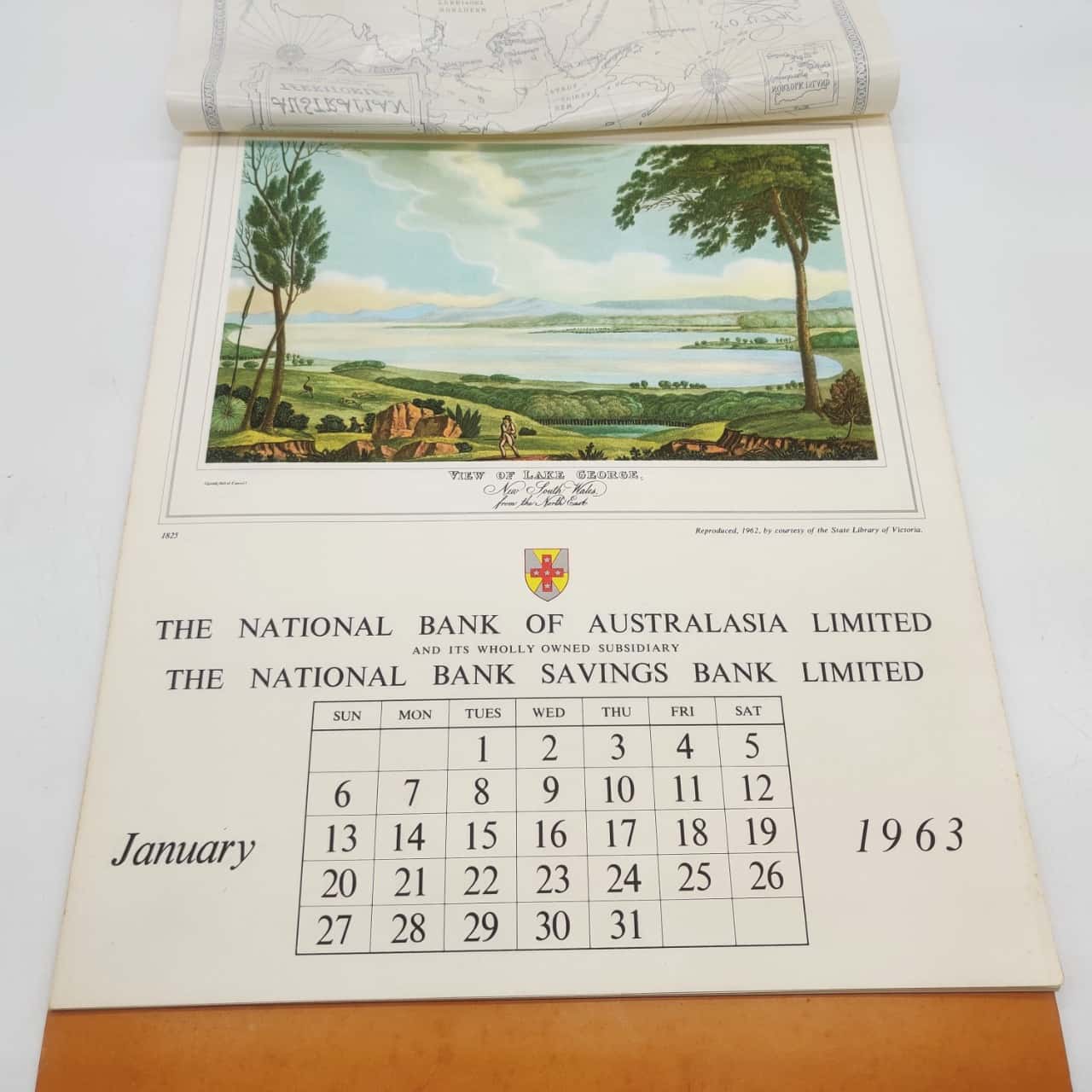 12 Vintage National Bank Calendars With Historical Australiana Themes(s)