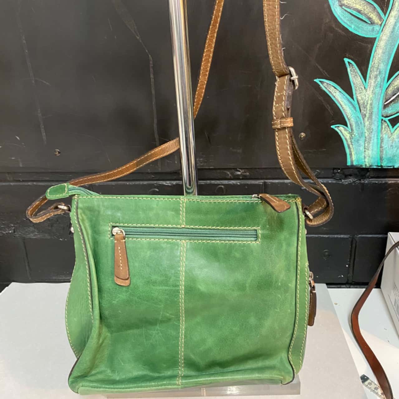 Colorado Womens Handbag Green Leather(s)