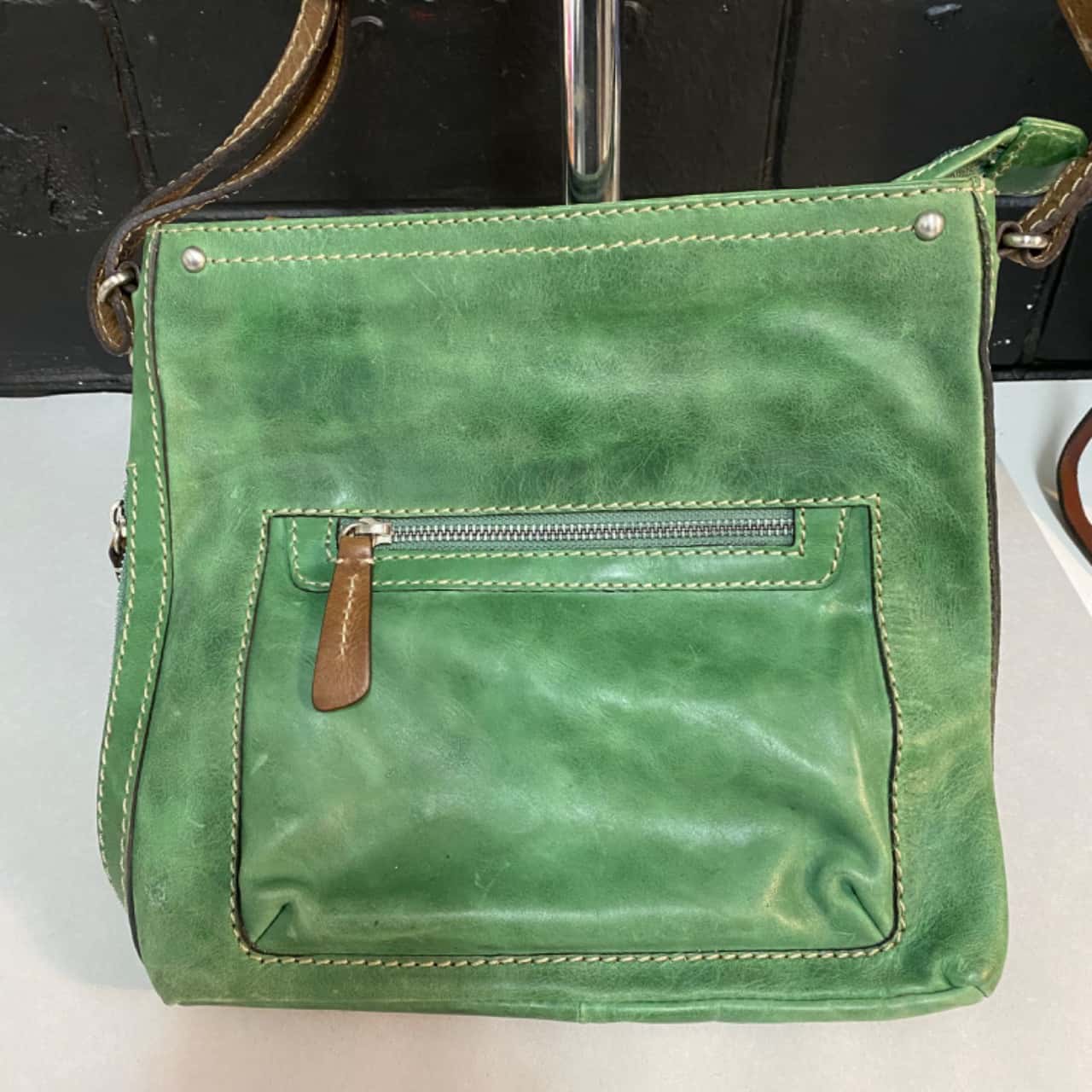 Colorado Womens Handbag Green Leather(s)