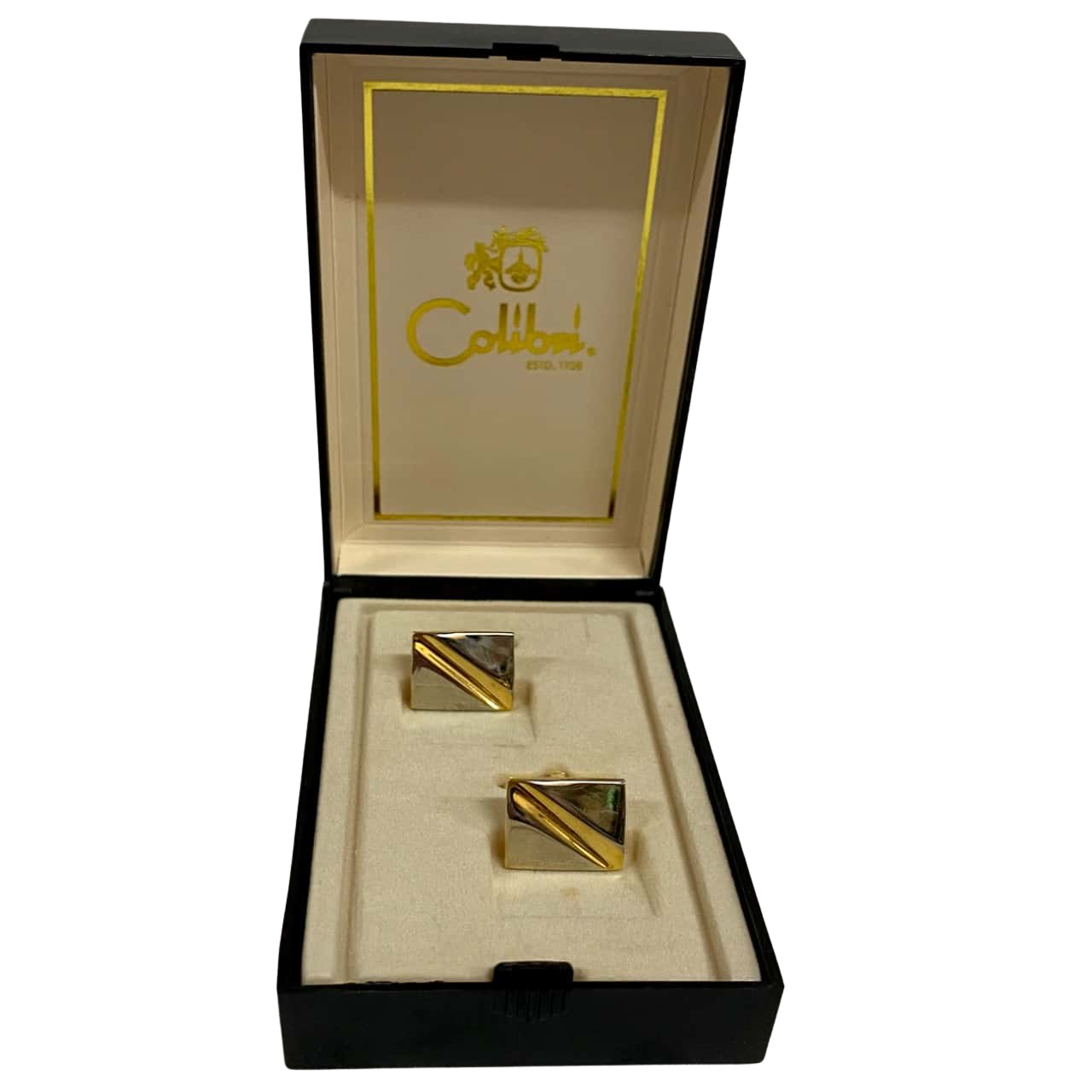 Colibri Cufflinks Gold in Original Box