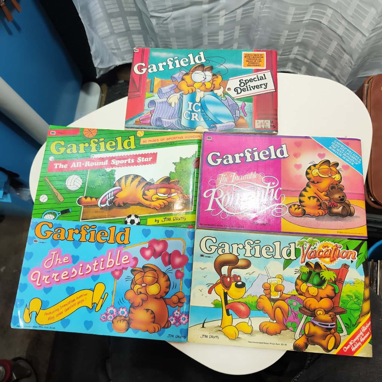 Garfield Books X5 (s)
