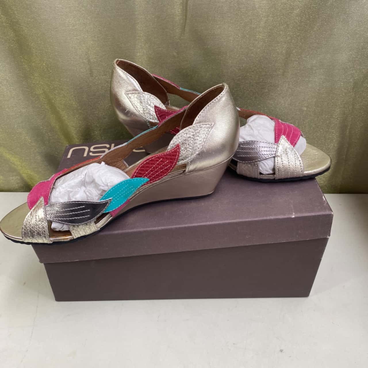 Zensu Multicolour Wedge Heel Size 8.5(s)