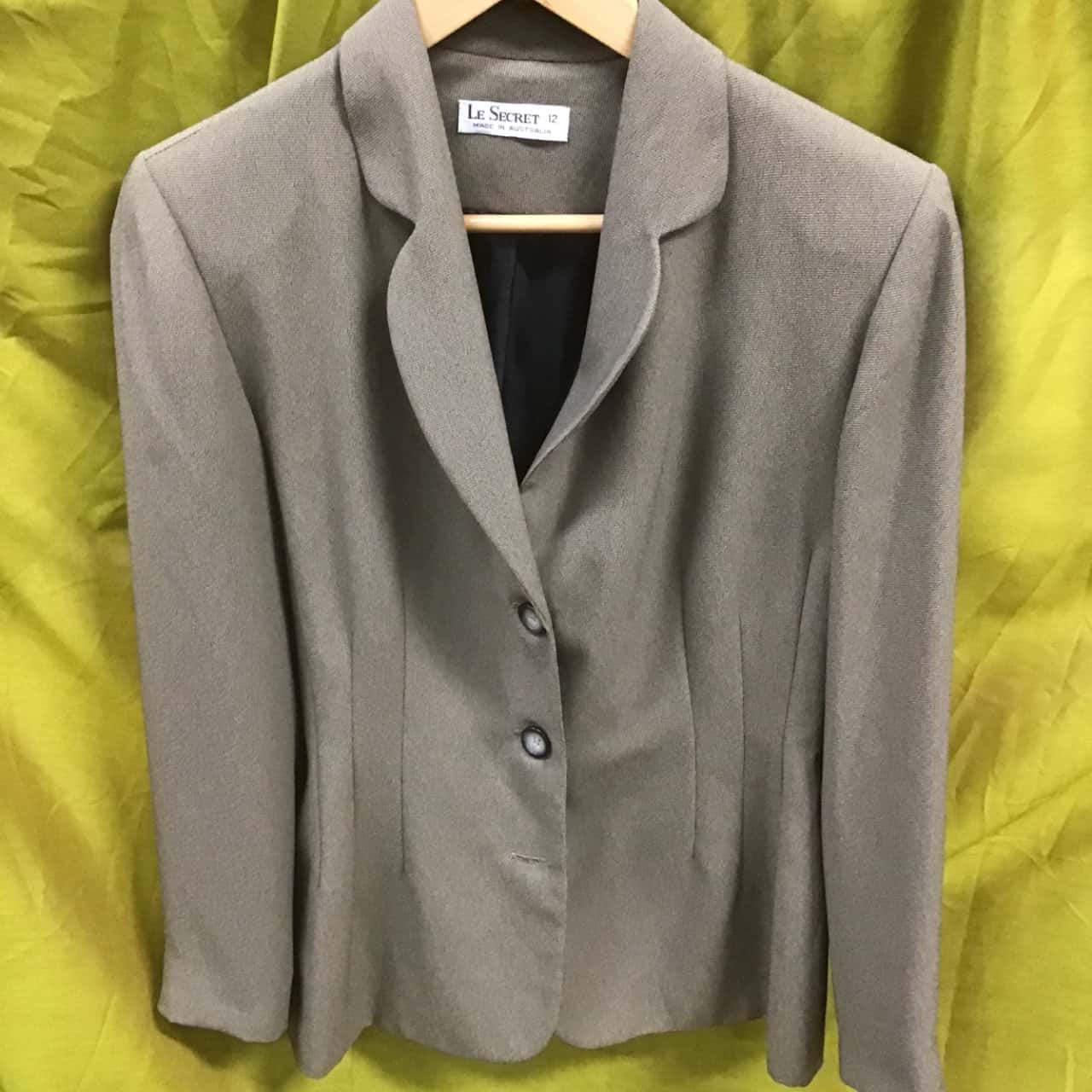 Le secret, Womens,Size 12, Button Up, Green,jacket
