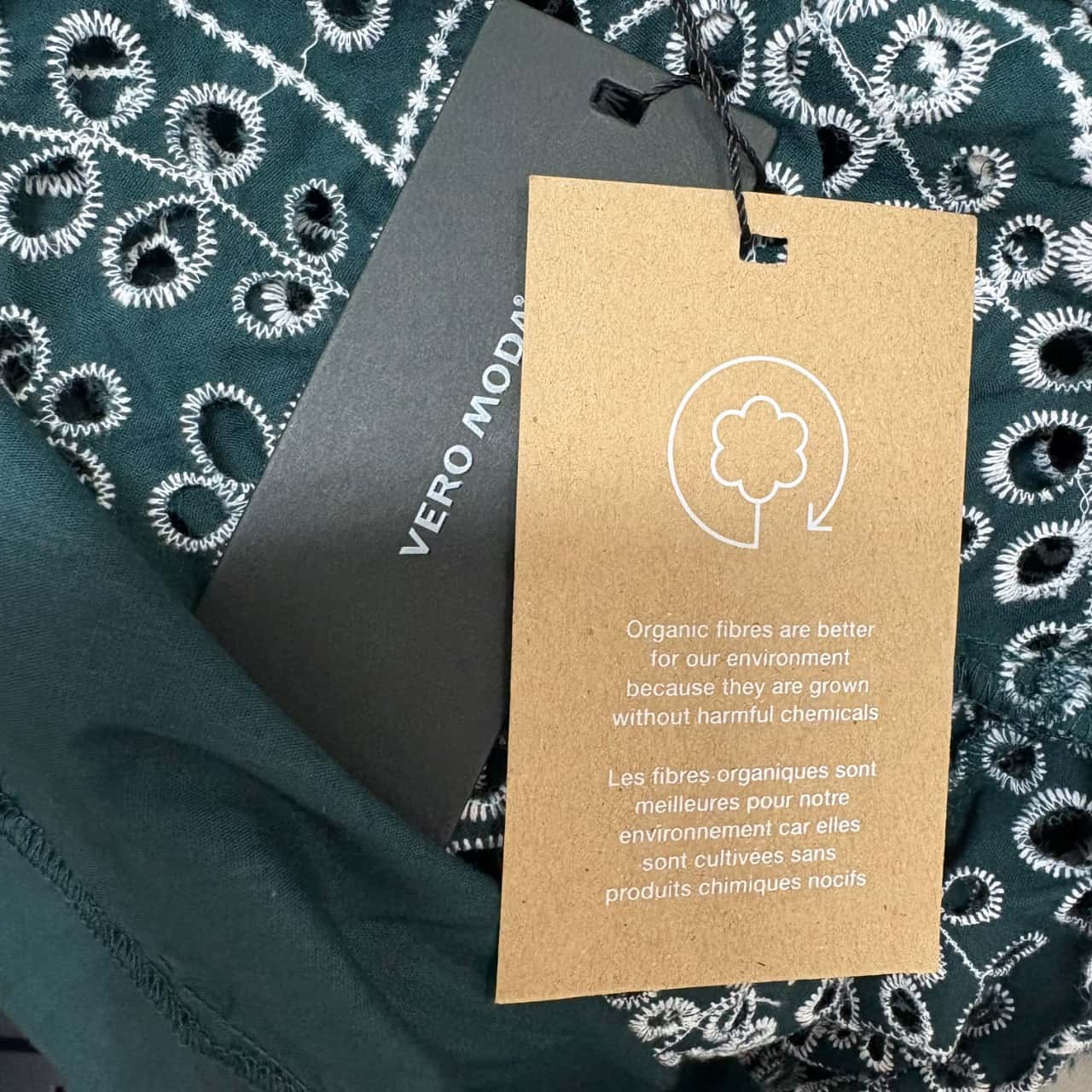 BNWT Vera Moda Sea Moss Wrap Dress Size M