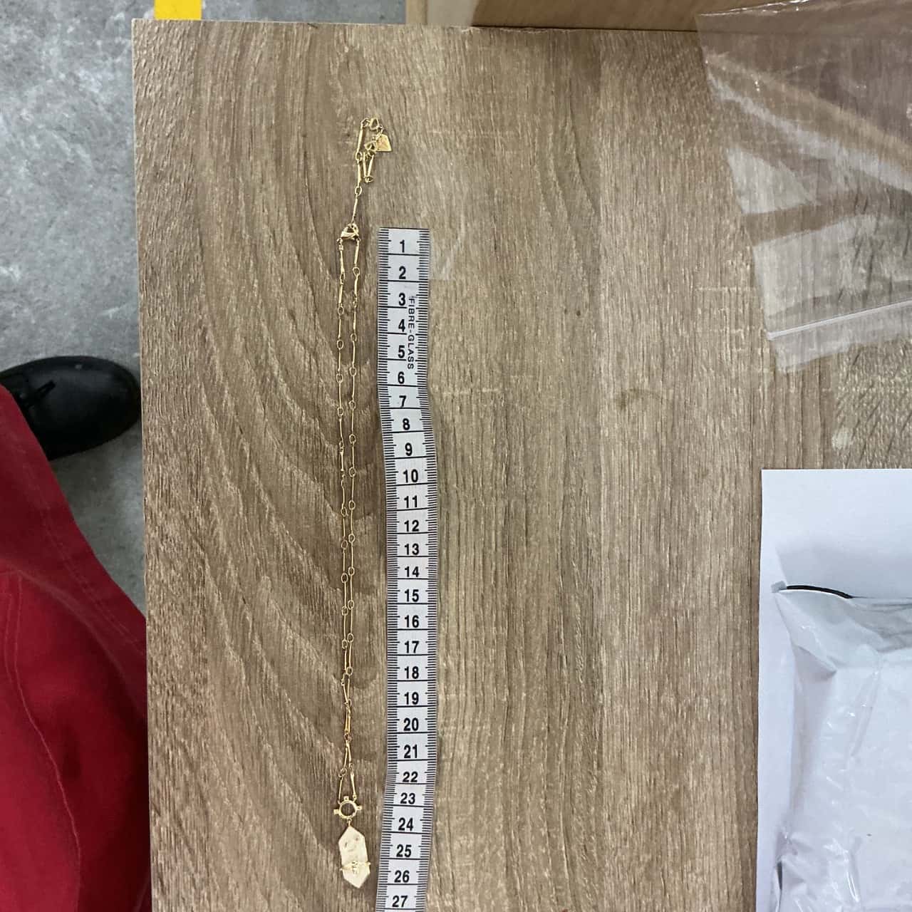 Wanderlust & Co Necklace Gold with Ivory Bee Pendant