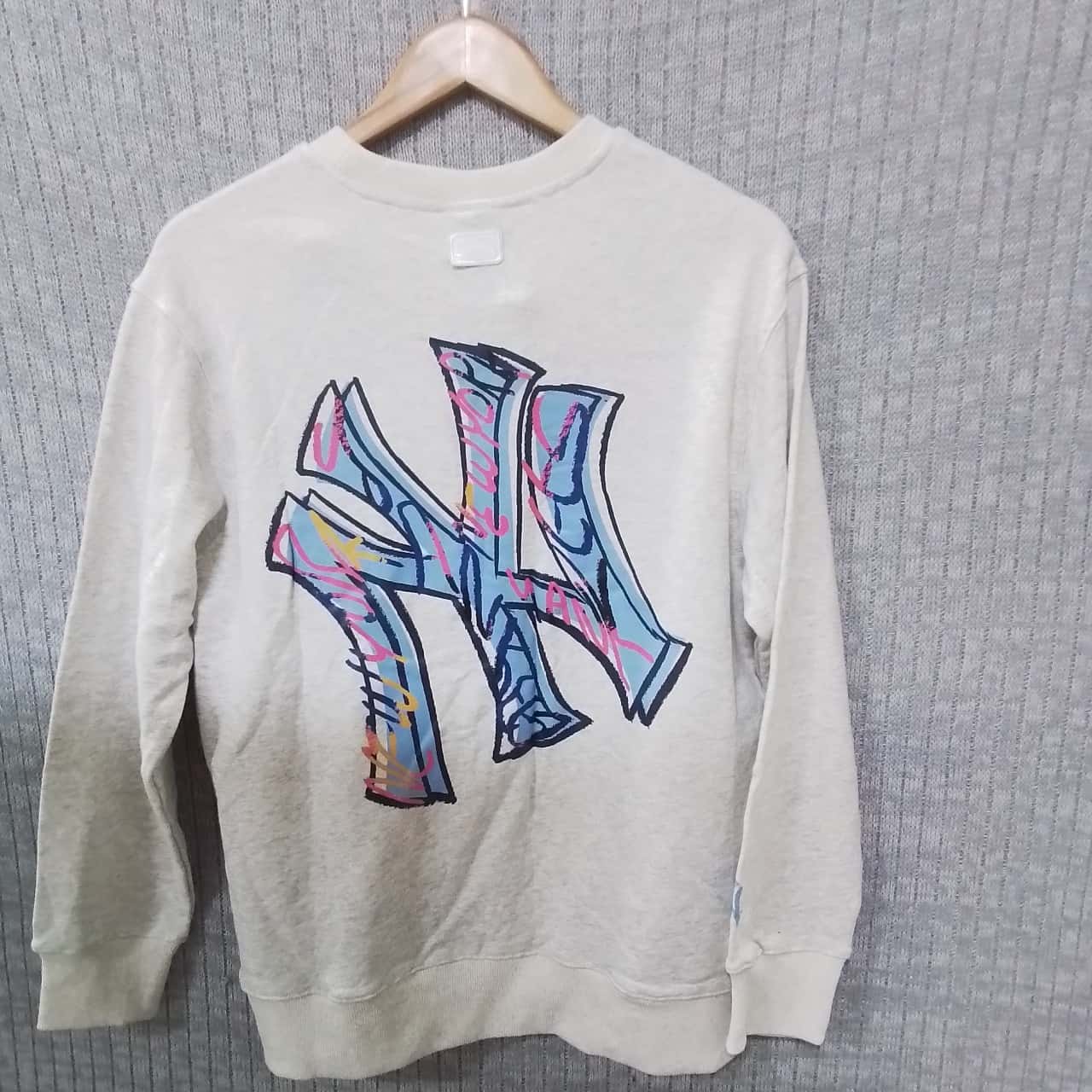 MLB Genuine Merchandise Unisex Size M Crew Neck Jumper White (s)