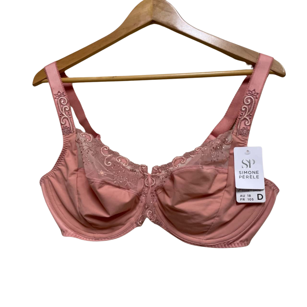 Simone Perele Delice Control Full Cup Underwire Womens Size 18/40D Rose ...