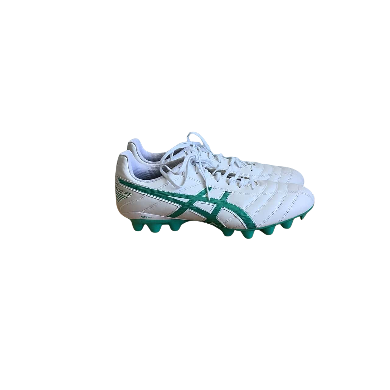Asics Men's Size US 12 Multi Function Cleats White & Green (s)