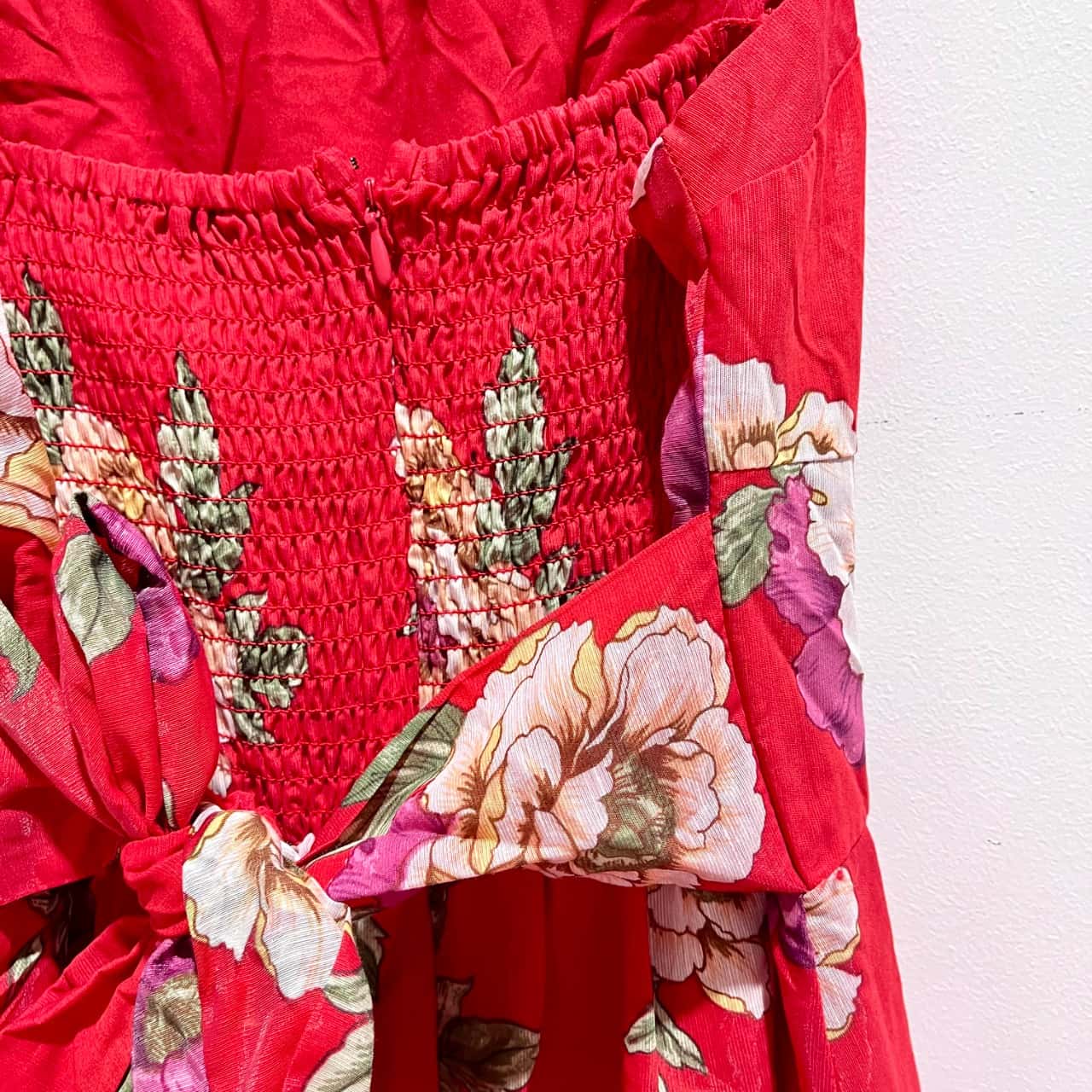 Dotti Womens Size 10 Midi Dress / Shoestring Strap Dress Pattern / Red