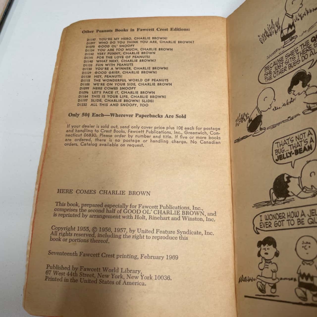 Here Comes Charlie Brown & Fun With Peanuts Books(s)