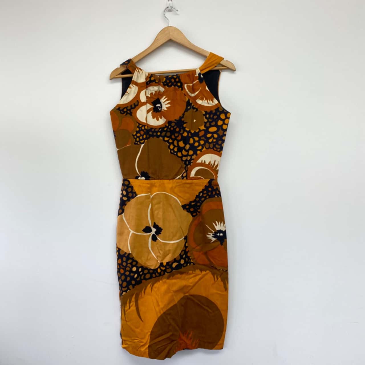 Raw Cloth Darwin Sleeveless Floral Dress Brown Size 12 / L(s)