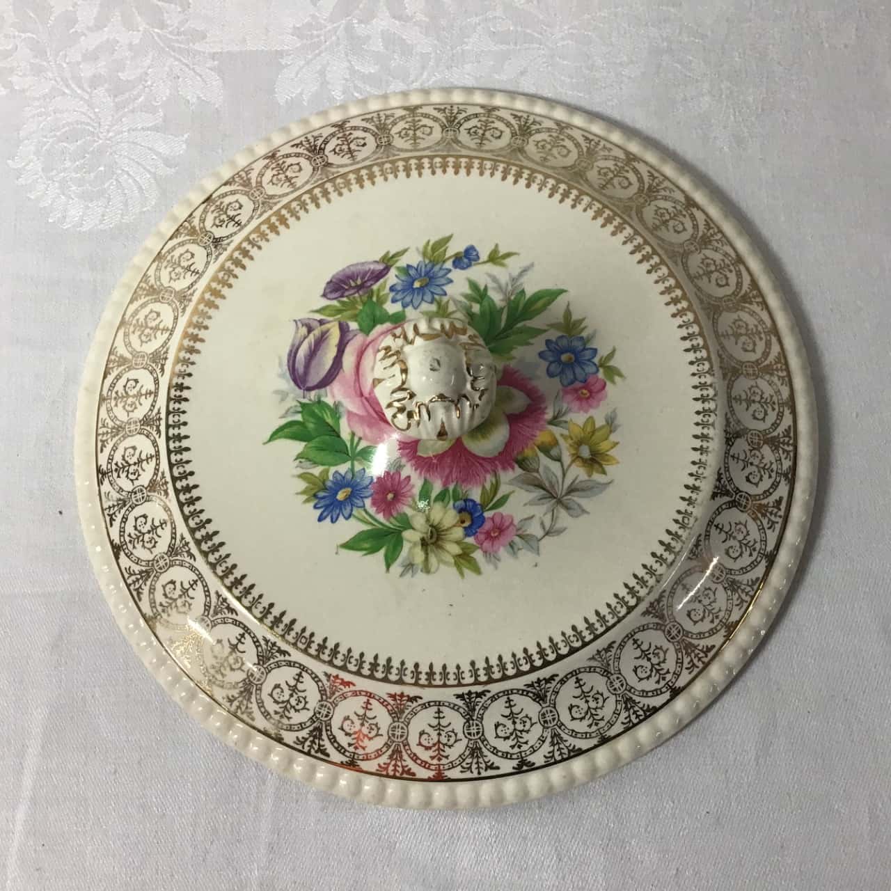 Vintage Solian Ware Simpsons (Potters) Ltd Cream / Gold / Floral ...