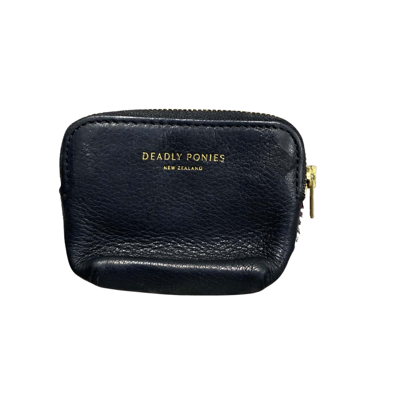 Deadly Ponies Coin Purse Animal print / Black / Maroon