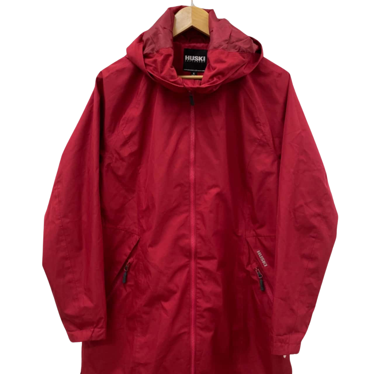 Huski Womens Size 16 Hood Jacket Red (s)