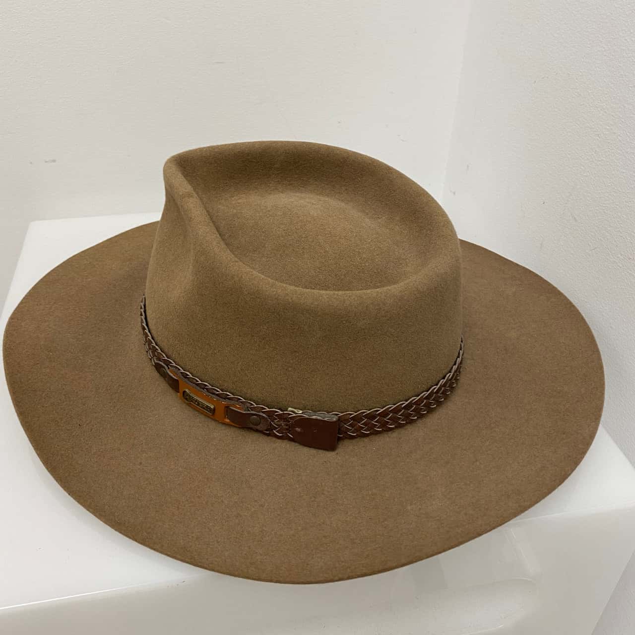 Akubra Snowy River Santone Hat. 53cm circumference(s)
