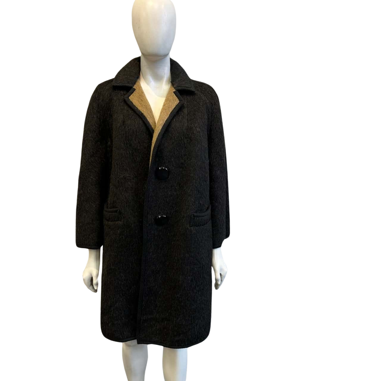 No Brand Women's Size M Trench Coat Grey (s)